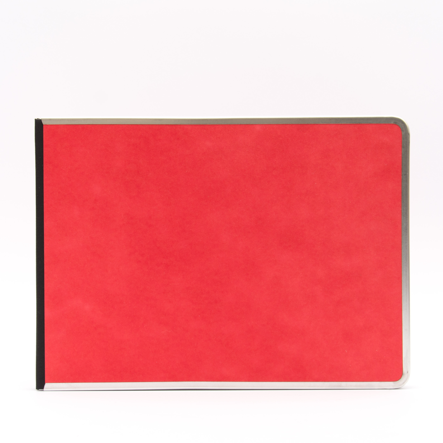 Bindewerk | Fotoalbum BASIC COLOUR rot | 24 x 17,5 cm, 20 Blatt schwarz