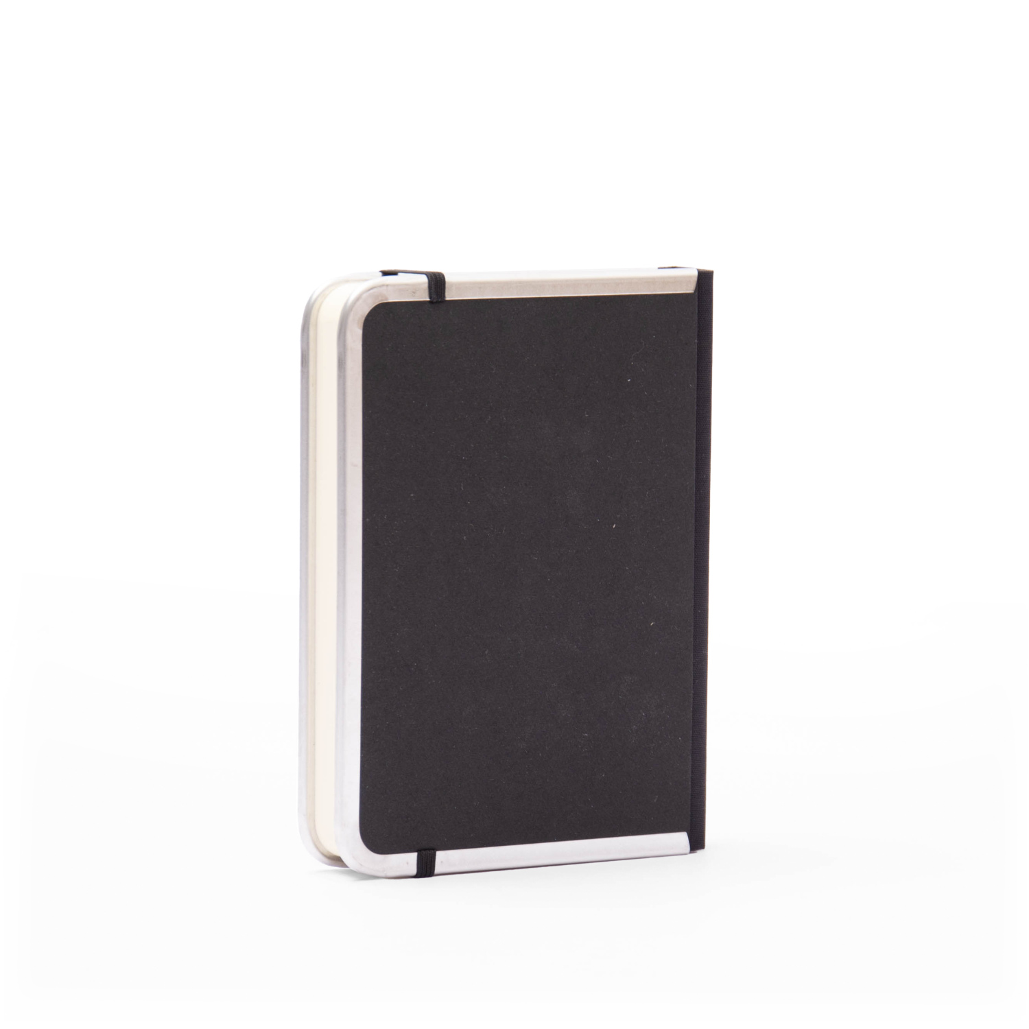 Bindewerk | Notizbuch BASIC schwarz | 12 x 16,5 cm, 144 Blatt blanko