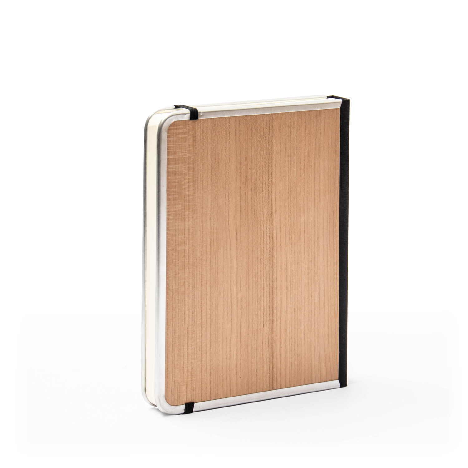 Bindewerk | Notizbuch BASIC WOOD Kirsche | DIN A5, 144 Blatt Punktraster