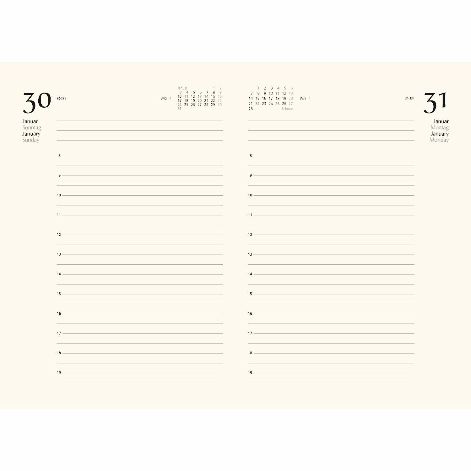 Bindewerk | Tageskalender BASIC COLOUR