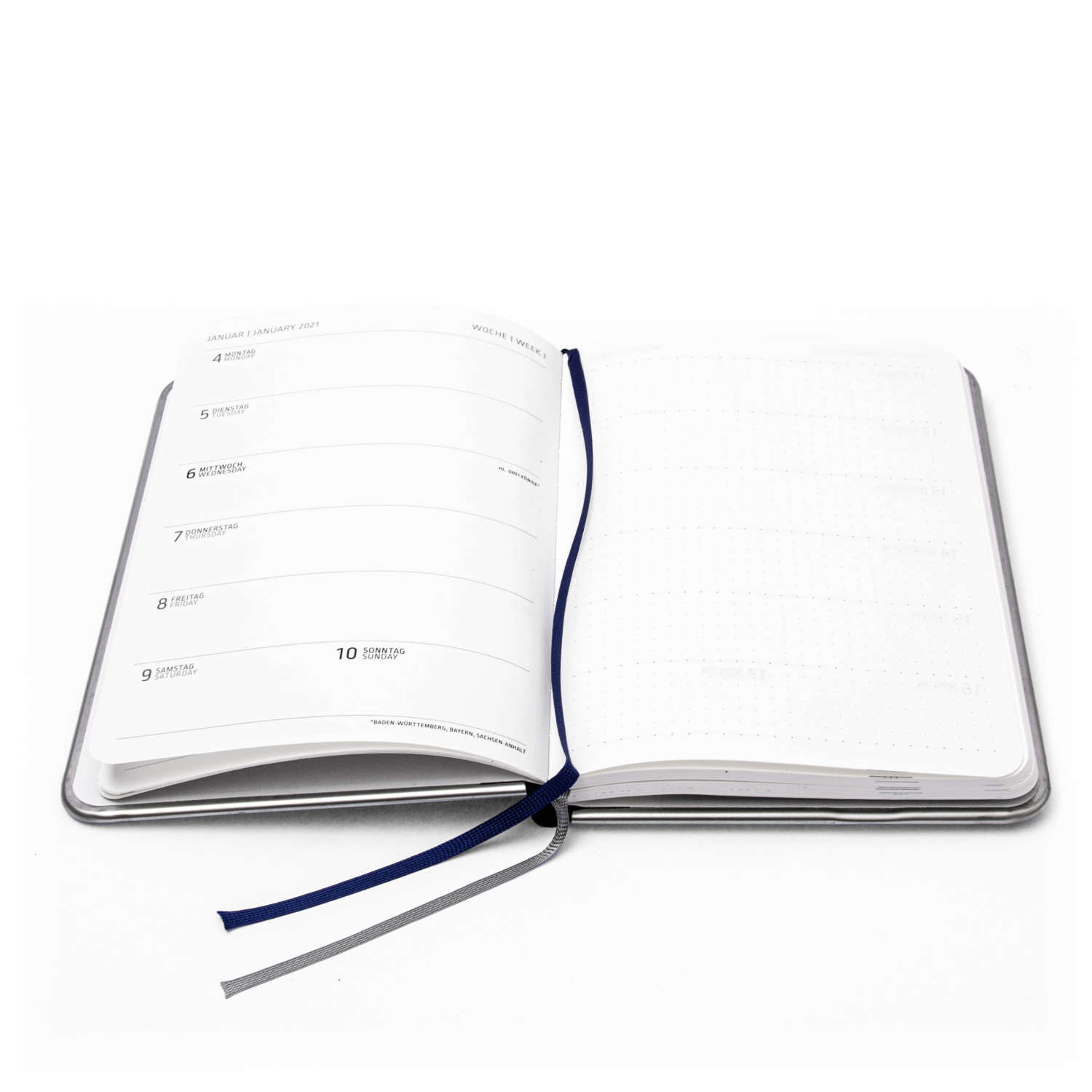 Bindewerk | Wochenplaner + Notizen BASIC LEATHER